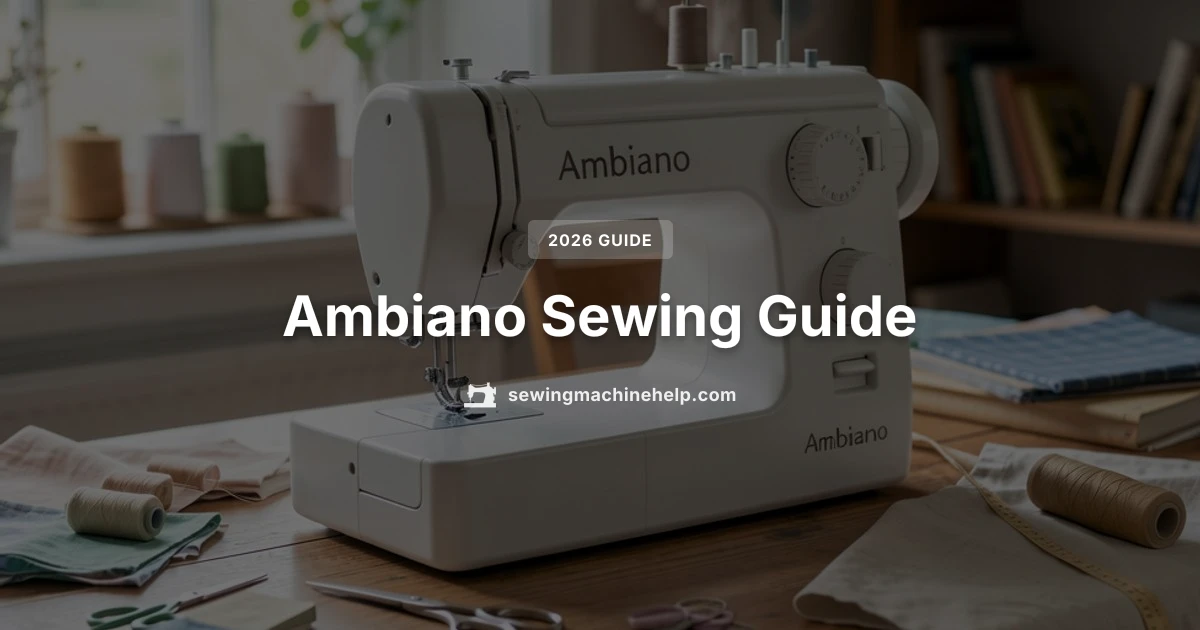 Ambiano Sewing Machine Guide for Beginners and Hobbyists
